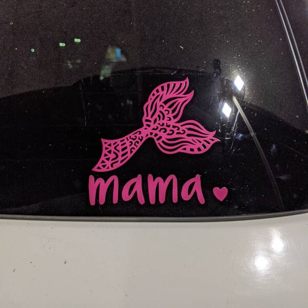 Mama Car Decal, Mom Decal, Mom Decal for Car, Mom Vinyl Sticker, Boy ...
