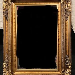 Colonial Style Frame Gold Leaf Canvas Frame Antique - Etsy
