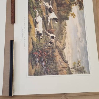 Fox Hunt Art Prints Old English Hunting Wall Art With Hunters, Dogs ...