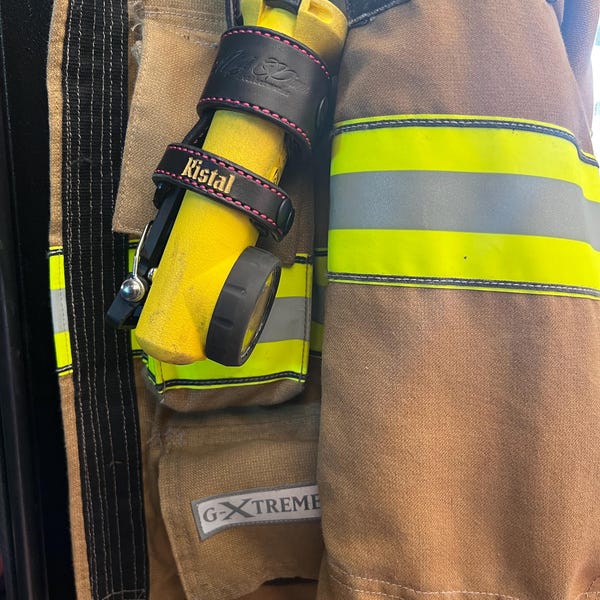 Personalized Firefighter SCBA Leather Mask Cover for Scott AV-3000 Mask ...