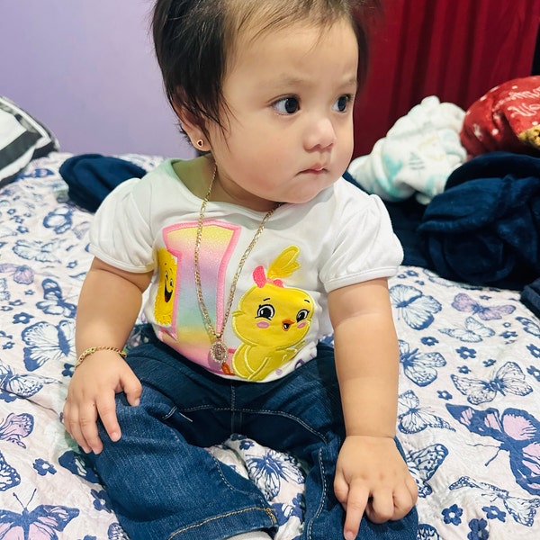 Chic Birthday Girl Shirt, Embroidered Kiki Shirt, Inspired Canticos ...