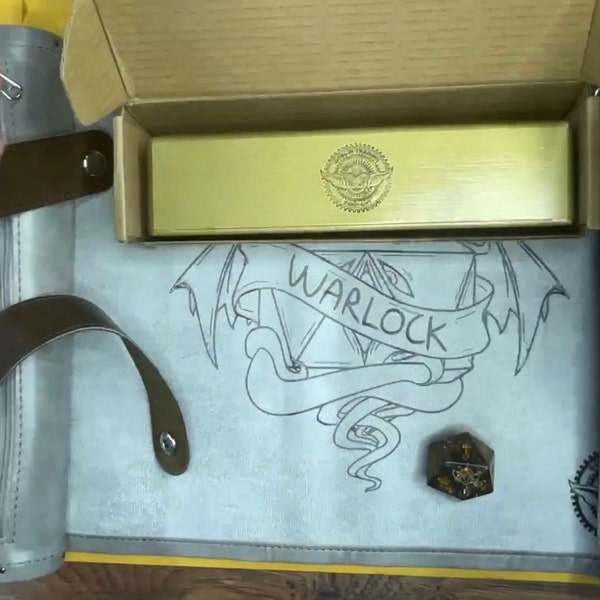 Personalized Chonky Dice Scroll, Dice Case, Roll Mat, D&D, TTRPG ...