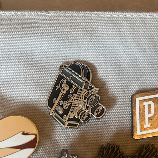 Cine Camera Enamel Pin Made for Filmmakers, Cinematographers, Camera ...
