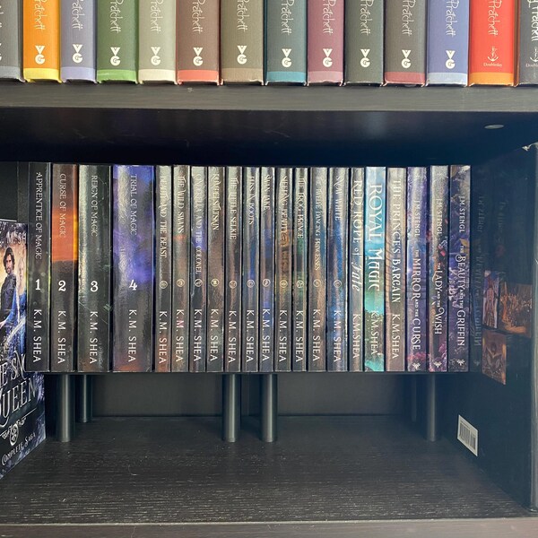 Shelf Riser for Displaying Two Rows of Books on a Single Shelf ...