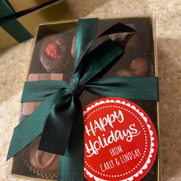 Personalized Christmas Gift Sticker | Labels Available in 3 Colors ...