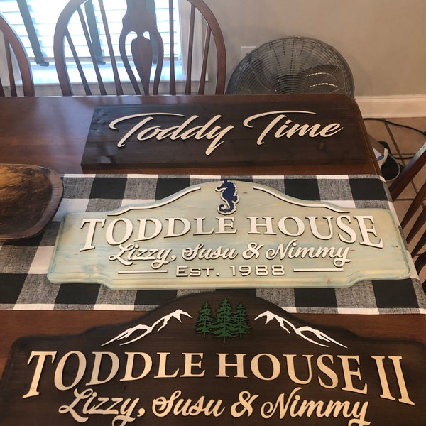 Family Name Sign, Wood Sign, Last Name Sign, Custom Name Sign ...