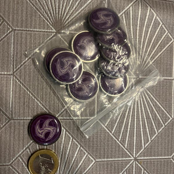 44 Chaos Token Full Core Set for Arkham Horror LCG 25mm in Diameter - Etsy