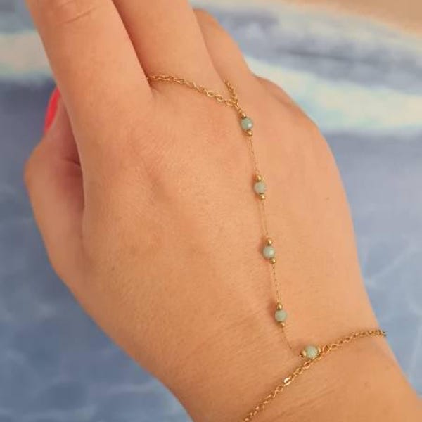 Delicate Hand Chain Boho Style Jewelry Waterproof Body Jewelry Hand ...