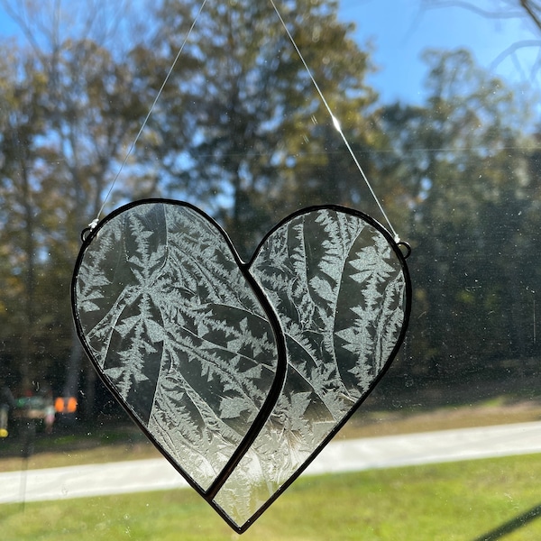 Heart Lace Stained Glass - Etsy