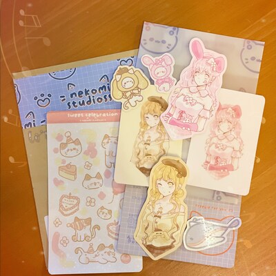 Yellow Aesthetic Illuminating Sun Kawaii Cute Cats Weather Sticker ...