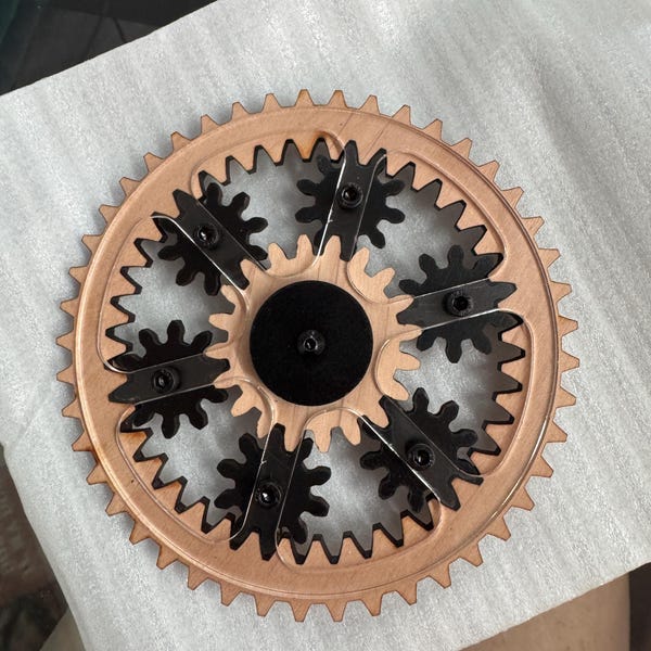 Planetary Gear Fidget Spinner Plans for Laser CNC Cutting Wooden Gift ...