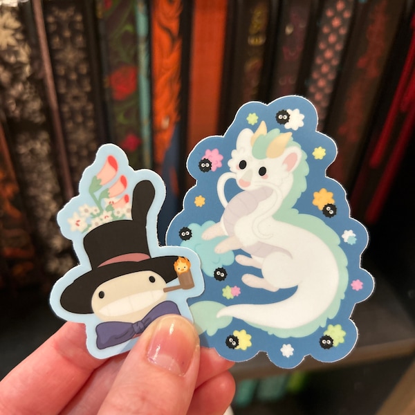 Kawaii Studio Ghibli Stickers I Jiji Haku Konpeito Turnip-head Calcifer ...