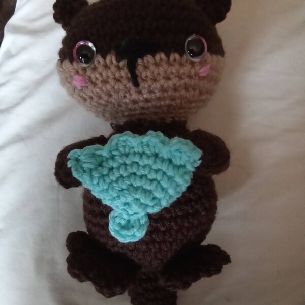 Amigurumi Otter Pattern, Plush Pattern, PDF Pattern, Stuffed Otter Toy ...