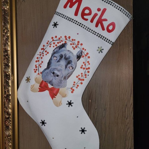 Dachshund Christmas Stocking, Dachshund Stocking, Personalized ...