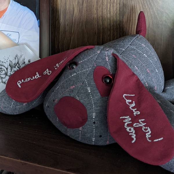 Keepsake Puppy Dog - Memory Dog Bear / Personalized Stuffed Animal ...