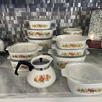 Corningware Yellow Flower Bouquet Floral Saucer to 4.5L - Etsy