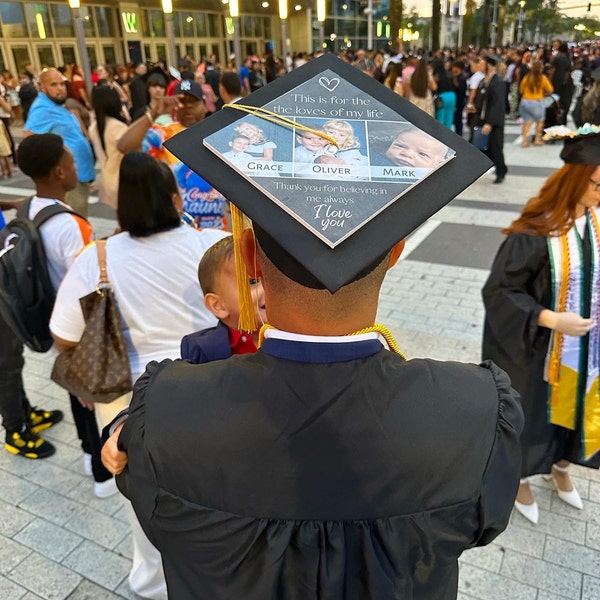 Personalized Graduation Cap Topper Canva Template | Custom Grad Cap ...