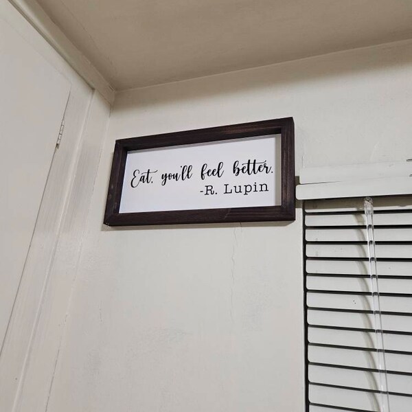 Eat, Youll Feel Better Sign - Etsy