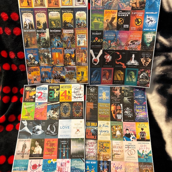 Custom Book Cover Stickers (different Sizes Available) - Etsy
