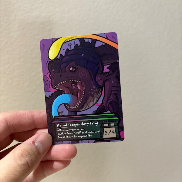 Keimi - Custom Token for Magic the Gathering Frog Tatsunari - Etsy
