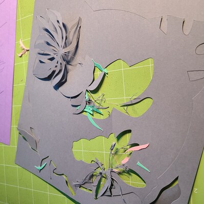 3D Papercut Shadow Box Layered SVG Shadowbox Cricut Design - Etsy UK