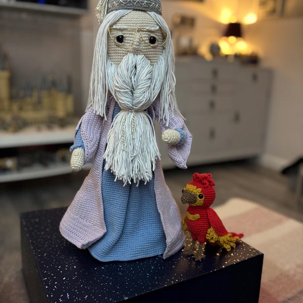 Amigurumi the Greatest Wizard Crochet Doll Pattern, Old Man Toy Pdf ...