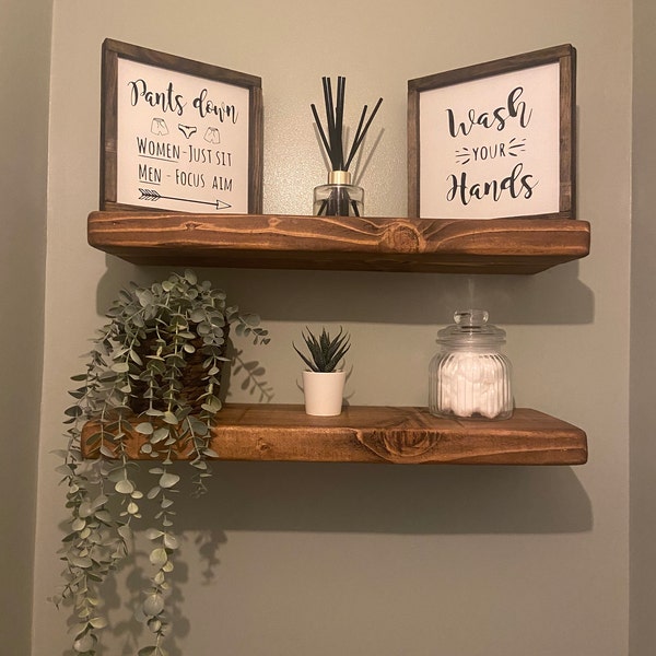 Bathroom Sign, Farmhouse Restroom Sign, Bathroom Wall Decor, Rustic ...