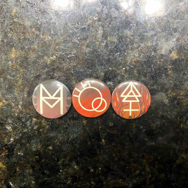 Fear and Hunger Termina God Vinyl Stickers Rher, Gro-goroth, Sylvian ...