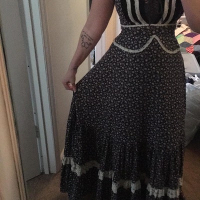 Rare Medieval Green Velvet Gunne Sax Maxi Dress - Etsy