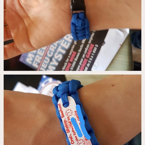 Custom Paracord Medical Alert Bracelet, Personalized Emergency ID ...