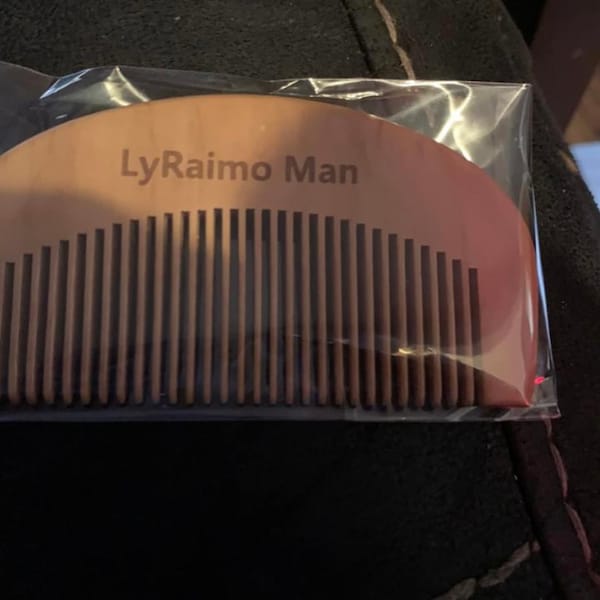 Personalized Customize Logo Combs-handmade Fine Tooth Wood Comb Beard ...