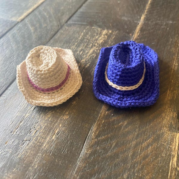 Cowboy Hat Crochet Pattern for Amigurumi Toys - Etsy