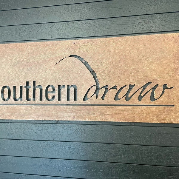 Custom Raw Metal Sign, Metal Wall Sign, Custom Business Logo, Custom ...