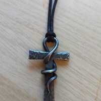 Forged Iron Tiwaz Tyr Tiw Rune Viking Amulet Runic Nordic Pendant ...