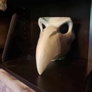 Raven Skull Mask / Nevermore Inspired Mask / Wearable - Etsy