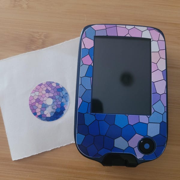 Pink Plaid Sticker for Diabetes Devices - Etsy