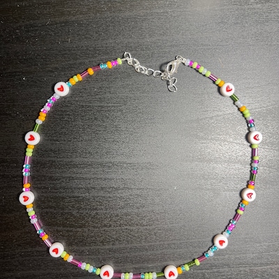 Summer Seed Bead Necklaces Trendy Jewelry Beaded - Etsy