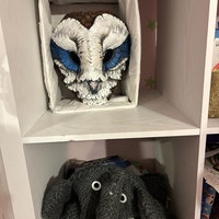 MADE TO ORDER Cyborg Mask With Monocle Azulejo Ceramic Effect Cyberpunk ...