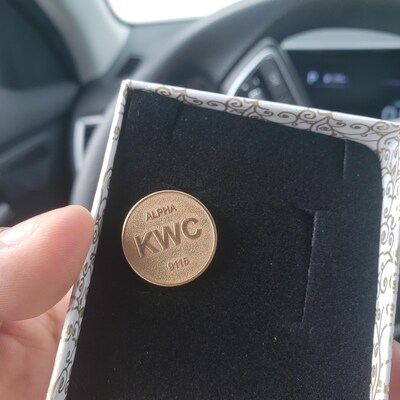 Personalized Logo Name Tag Company Badge Pin, Your Business Logo Name ...