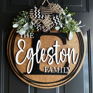 Front Door Decor Welcome Wreath Border Welcome Sign Front Door 3d Door ...