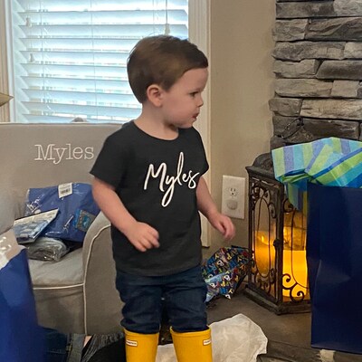 Custom Name Tee Custom Name T-shirt Personalized Name T-shirt ...