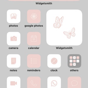 1000 pastel purple iOS app icon pack widgetsmith | Etsy