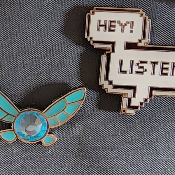 The Legend of Zelda - Hey Listen! Navi Pin Set! - Etsy