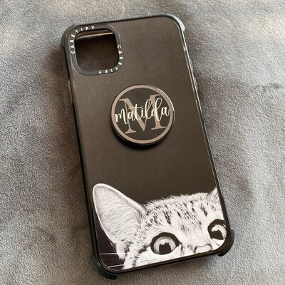 Pop Socket Finger Grip Personalied Finger Grip Custom - Etsy