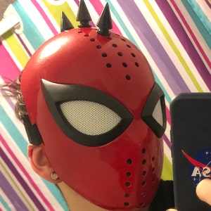 Spider Punk Faceshell and Lenses With Spike Magnetic - Etsy