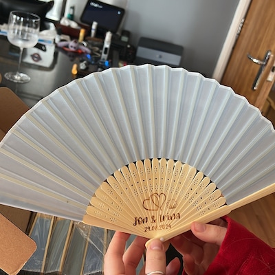 Personalized Paper Fans Wedding Party Favors Gifts Guests Custom ...