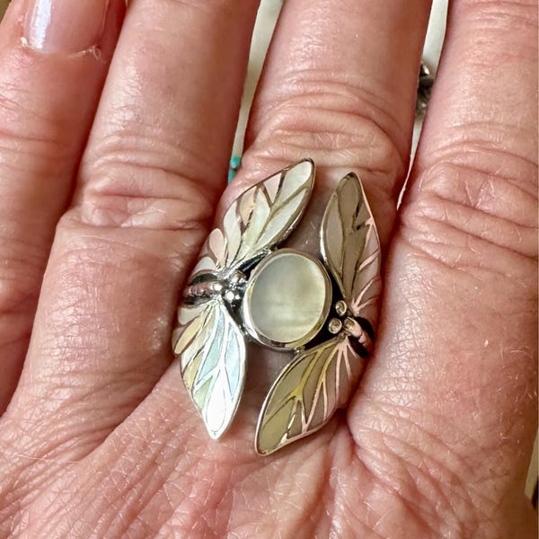 Vintage Native American Style Southwestern Turquoise Stone Inlay Mens ...