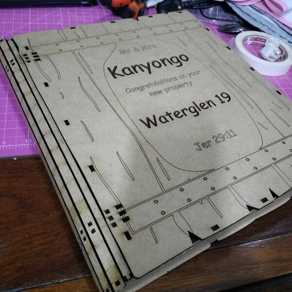 Book Box, Hidden Hinge, Comic Book and Magazine Sized, SVG, Glowforge ...