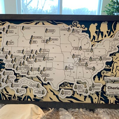 Personalized US Travel Map, US Travel Map, Travel Map Tracker, Family ...