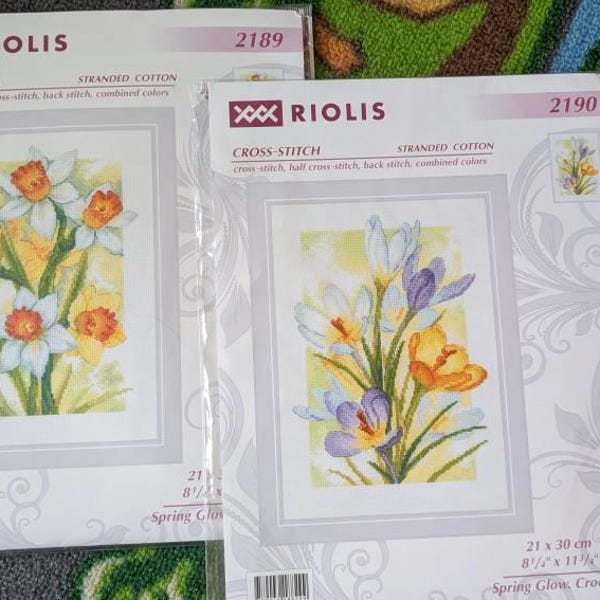 RIOLIS Counted Cross Stitch Kit 2250 Birds on the Branch, Embroidery ...